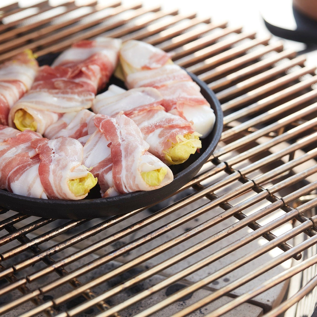 how to cook bacon on weber q