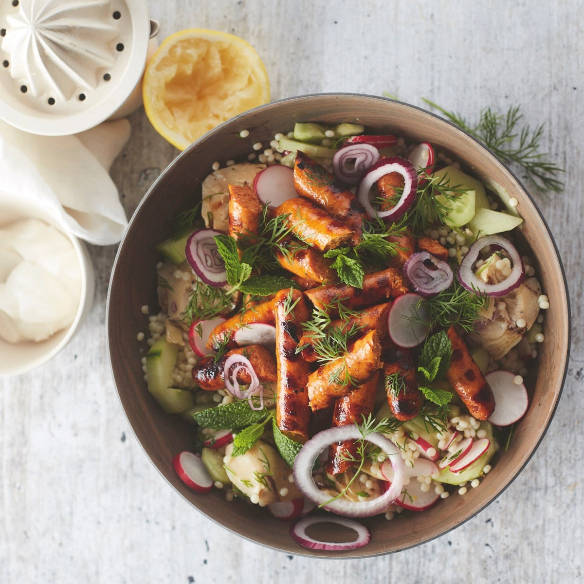 how to cook lamb merguez sausage